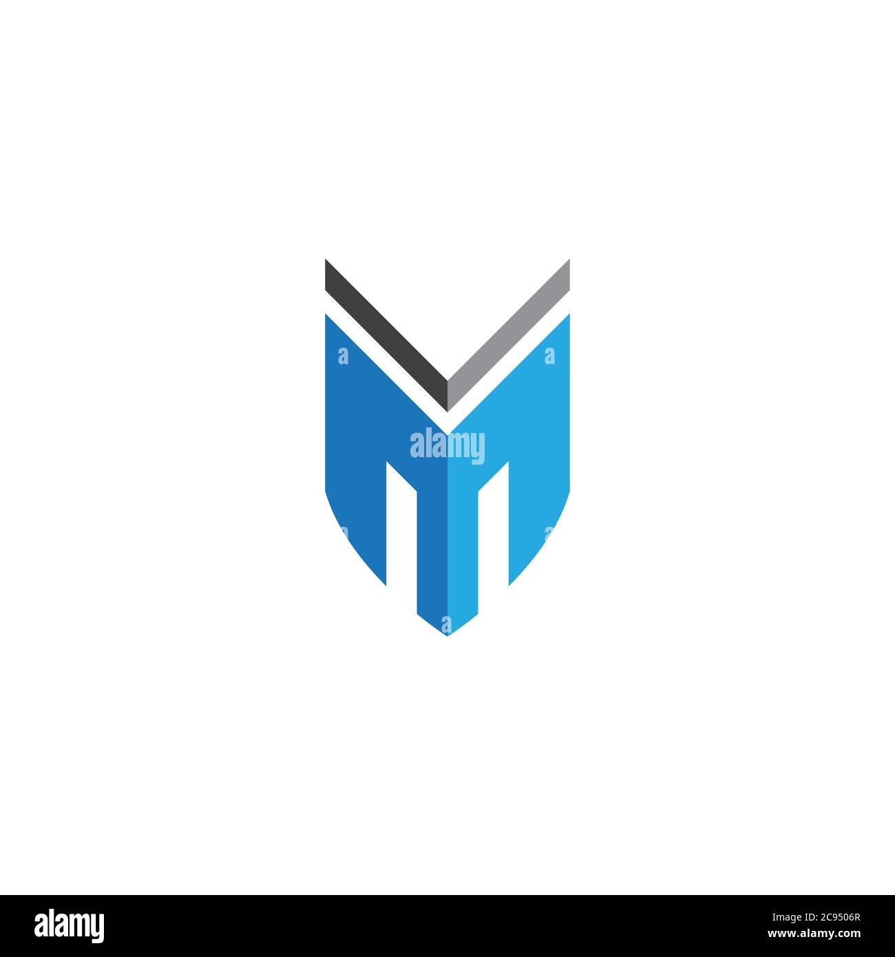 M Letter icon Template vector illustration design Stock Vector Image ...