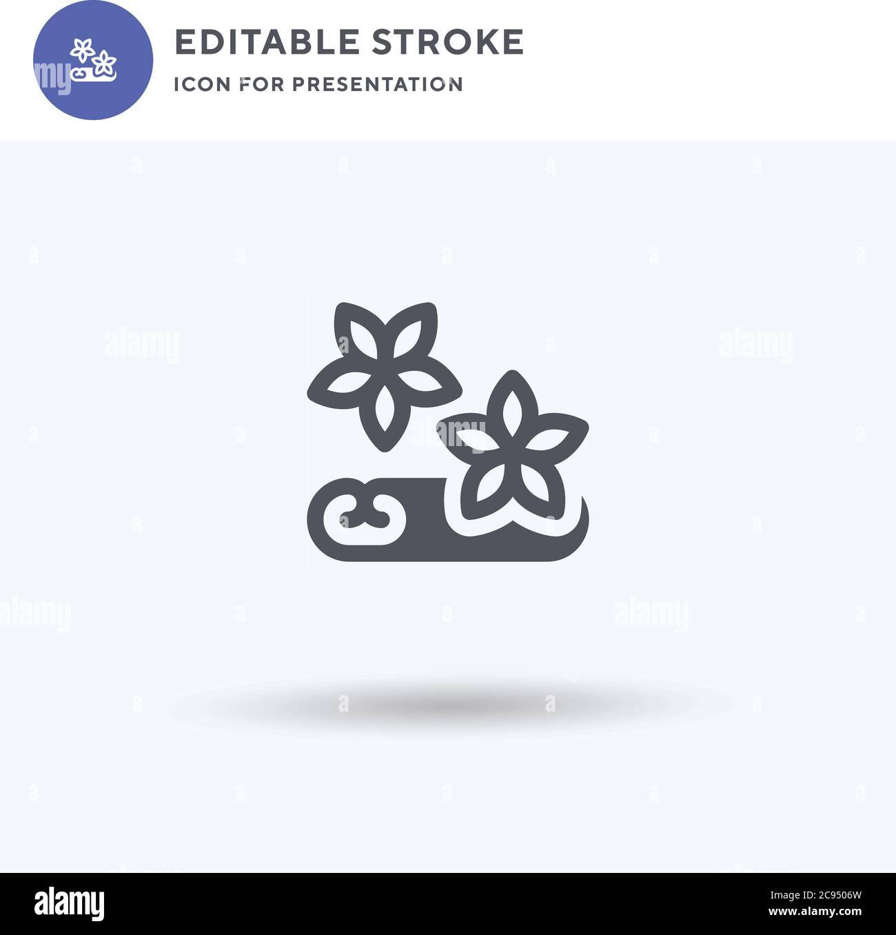 Spice icon vector, filled flat sign, solid pictogram isolated on white ...