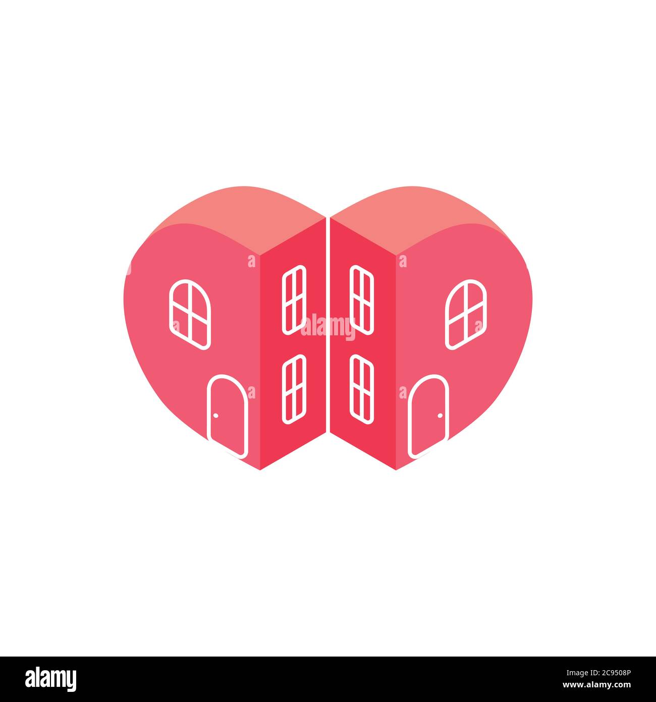 Love at home Stock Vector Images - Alamy