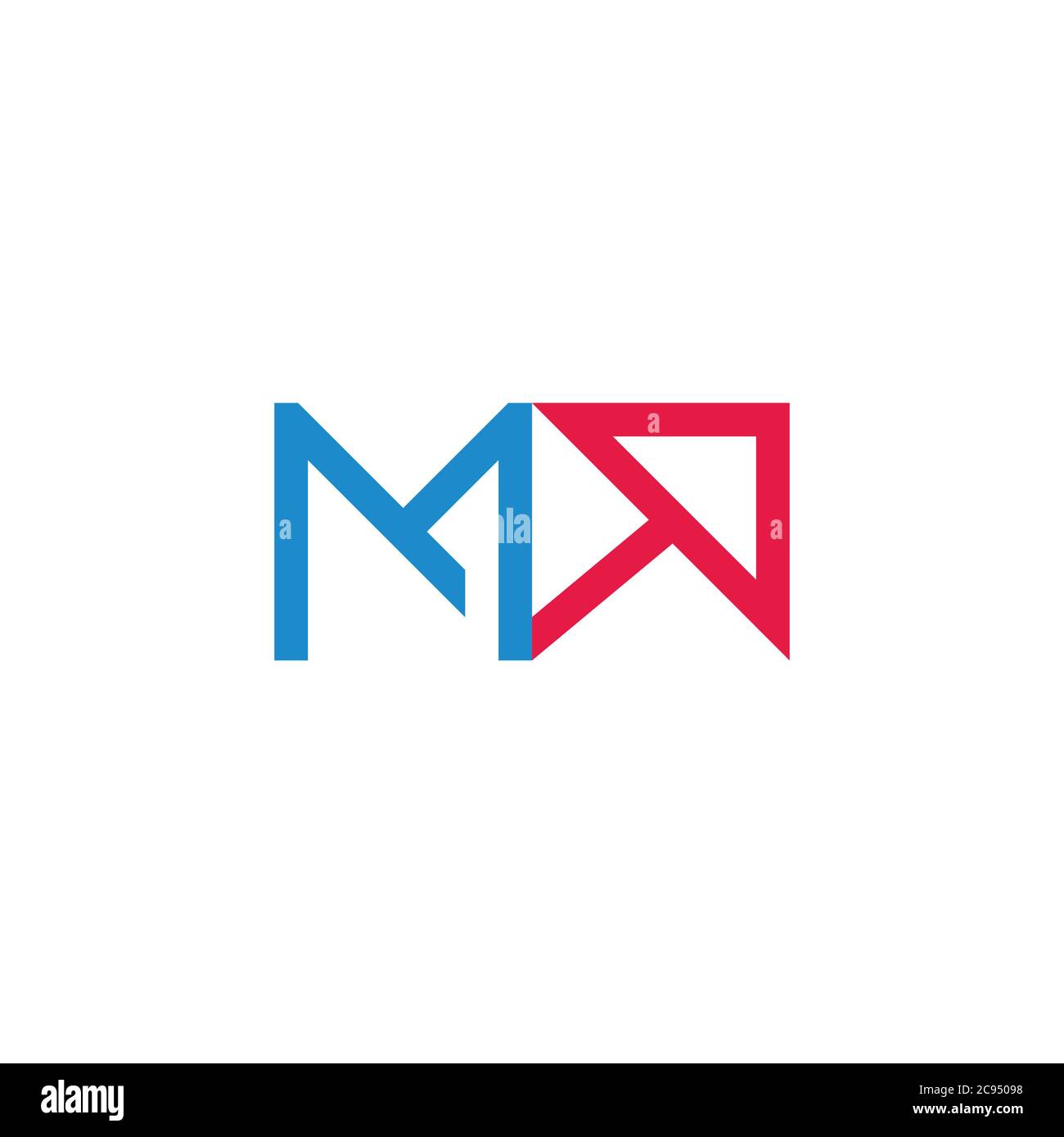 letter ma arrow geometric line simple design logo vector Stock Vector ...