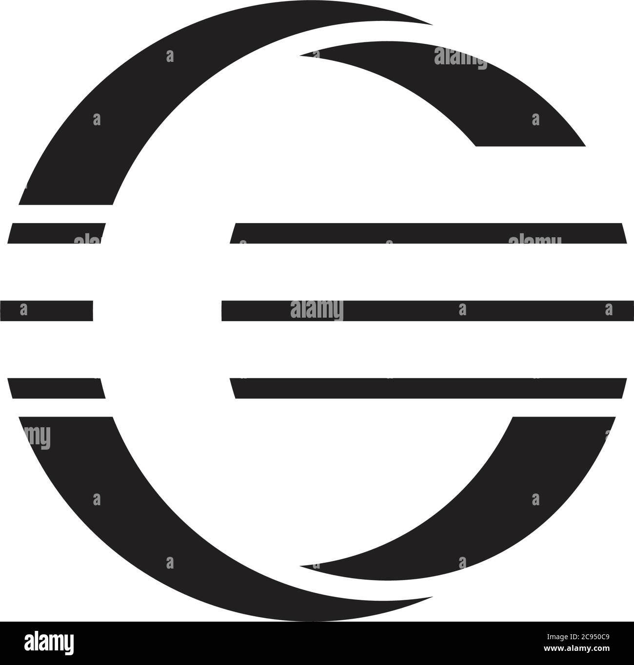 letter g circle 3d ring circle logo vector Stock Vector Image & Art - Alamy