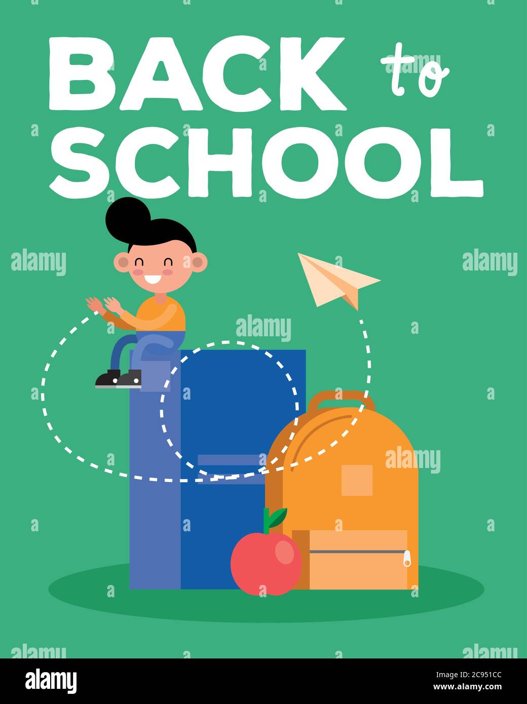 little student boy seated in book comic character vector illustration ...