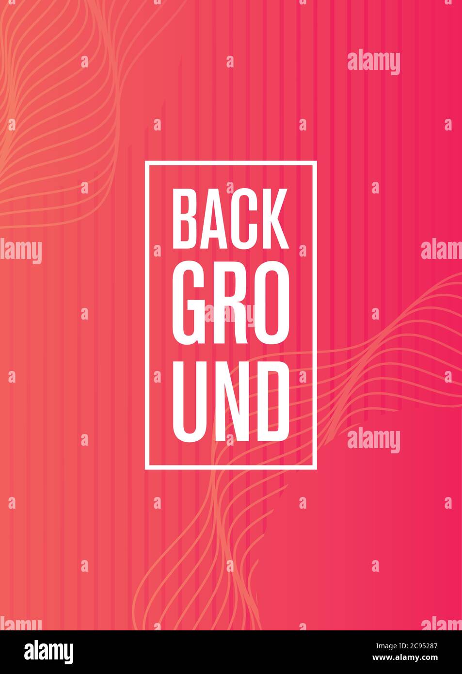 waves and forms pink color background vector illustration design Stock ...