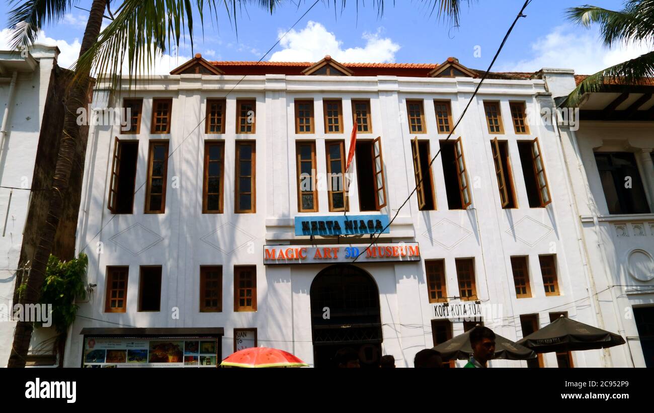 Jakarta, Indonesia - February 21, 2019: Magic Art 3D Museum in Kota Tua ...