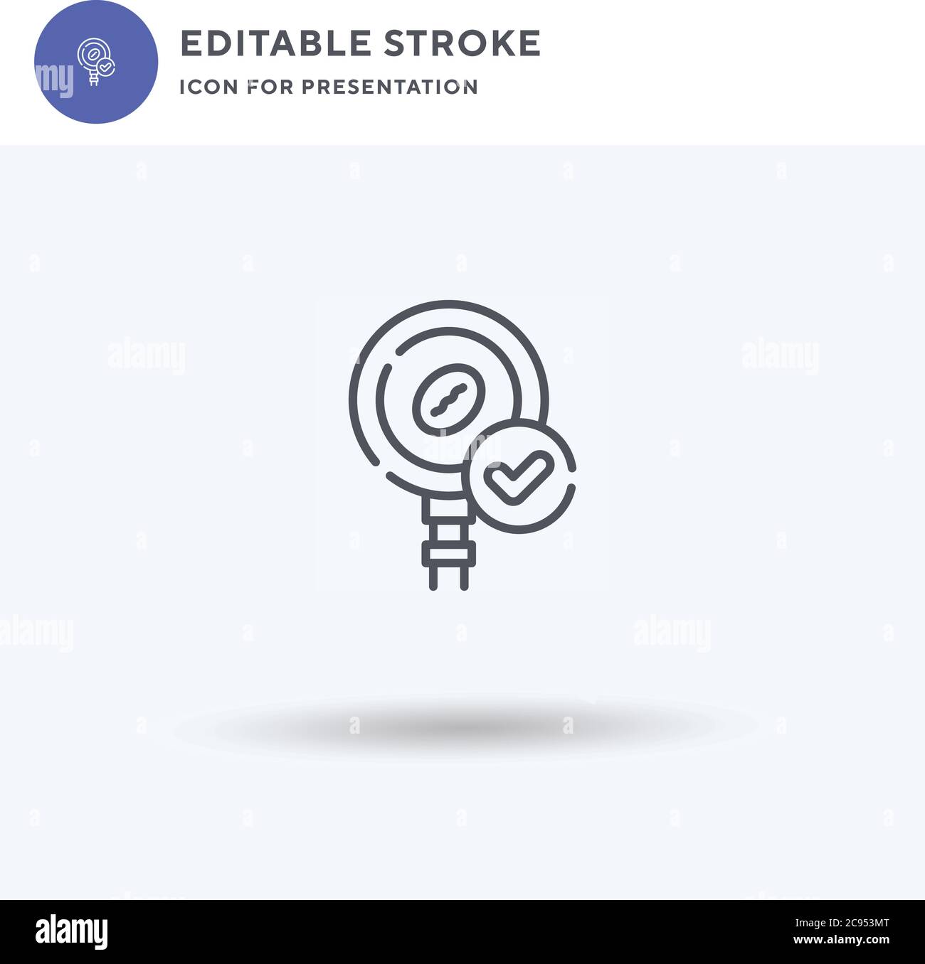 Choose icon vector, filled flat sign, solid pictogram isolated on white ...