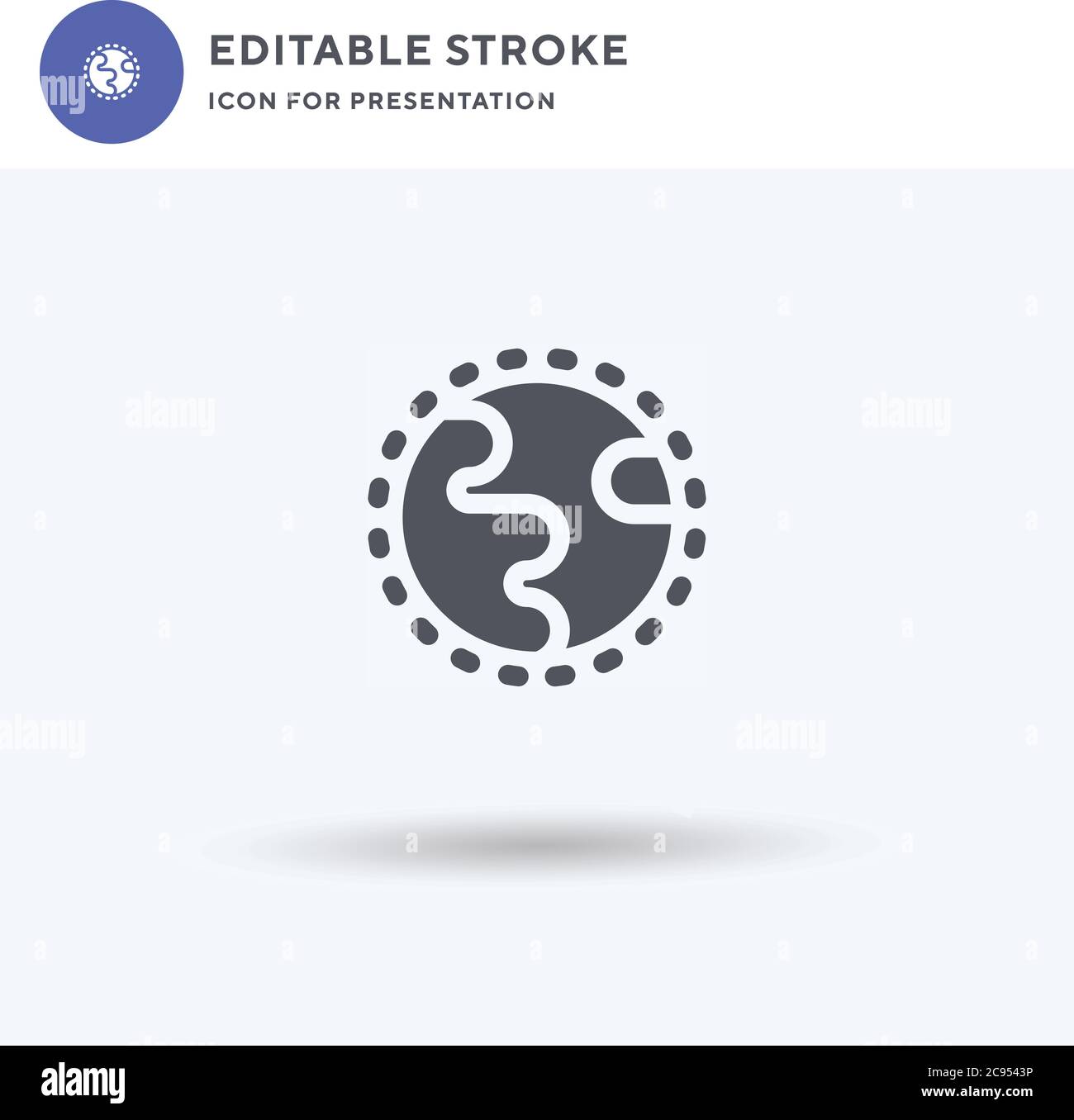 Ozone icon vector, filled flat sign, solid pictogram isolated on white ...