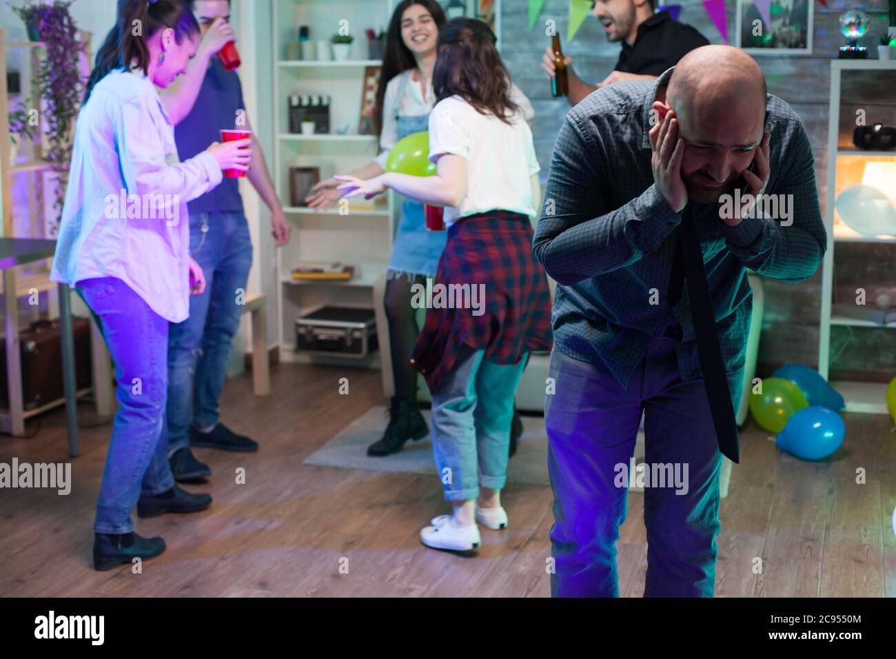 Too loud and conversation hi-res stock photography and images - Alamy