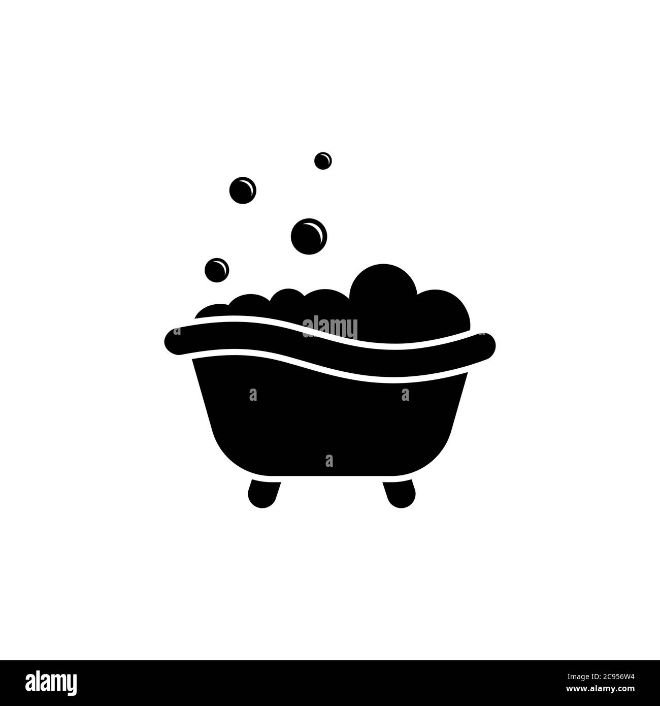 Tap water isolated icon Black and White Stock Photos & Images - Alamy