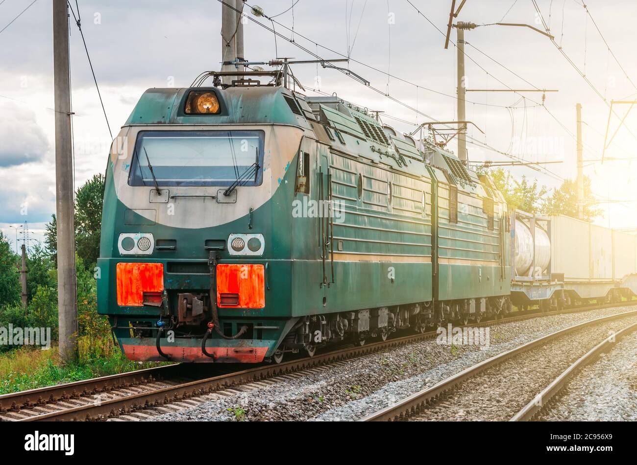 High Speed Container Train High Resolution Stock Photography and Images ...