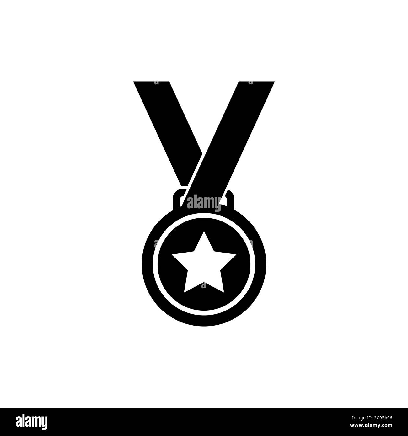 Medal icon. Vector on isolated white background. EPS 10 Stock Vector ...
