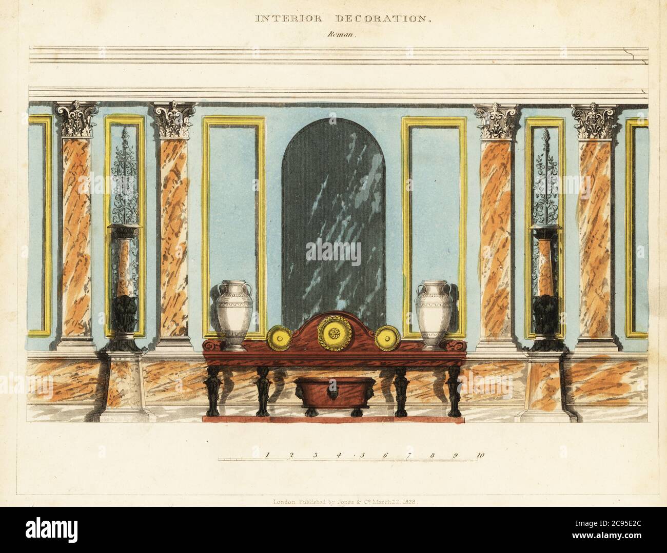 Roman interior design hi-res stock photography and images - Alamy