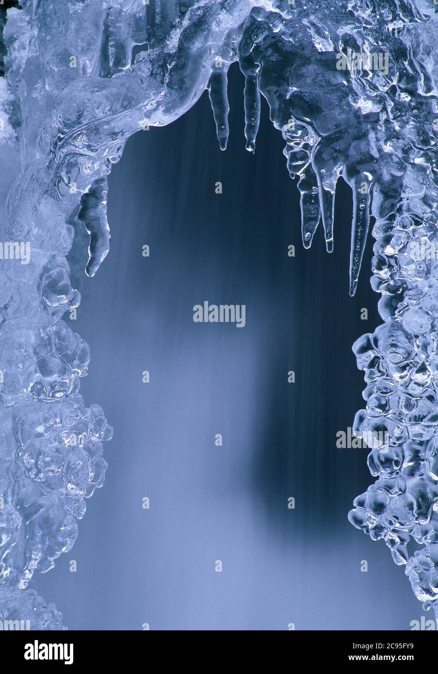 geography / travel, Germany, Bavaria, Bavarian Alps, ice at Lainbach ...