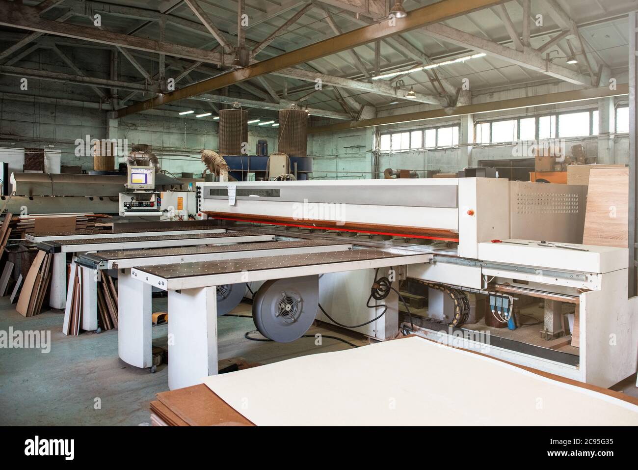 Wooden furniture production Stock Photo - Alamy