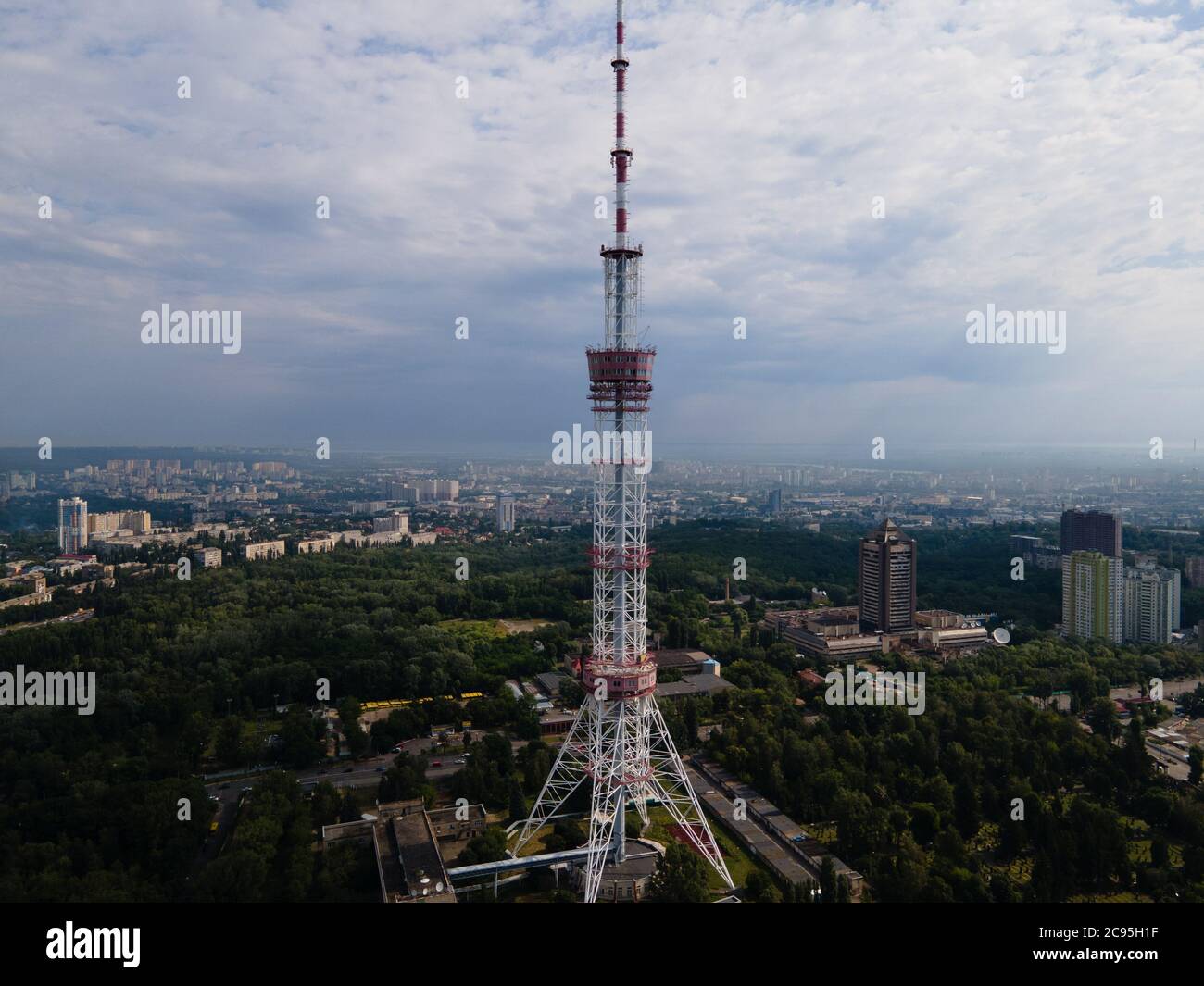 Aerial view drone footage complex hi-res stock photography and images ...