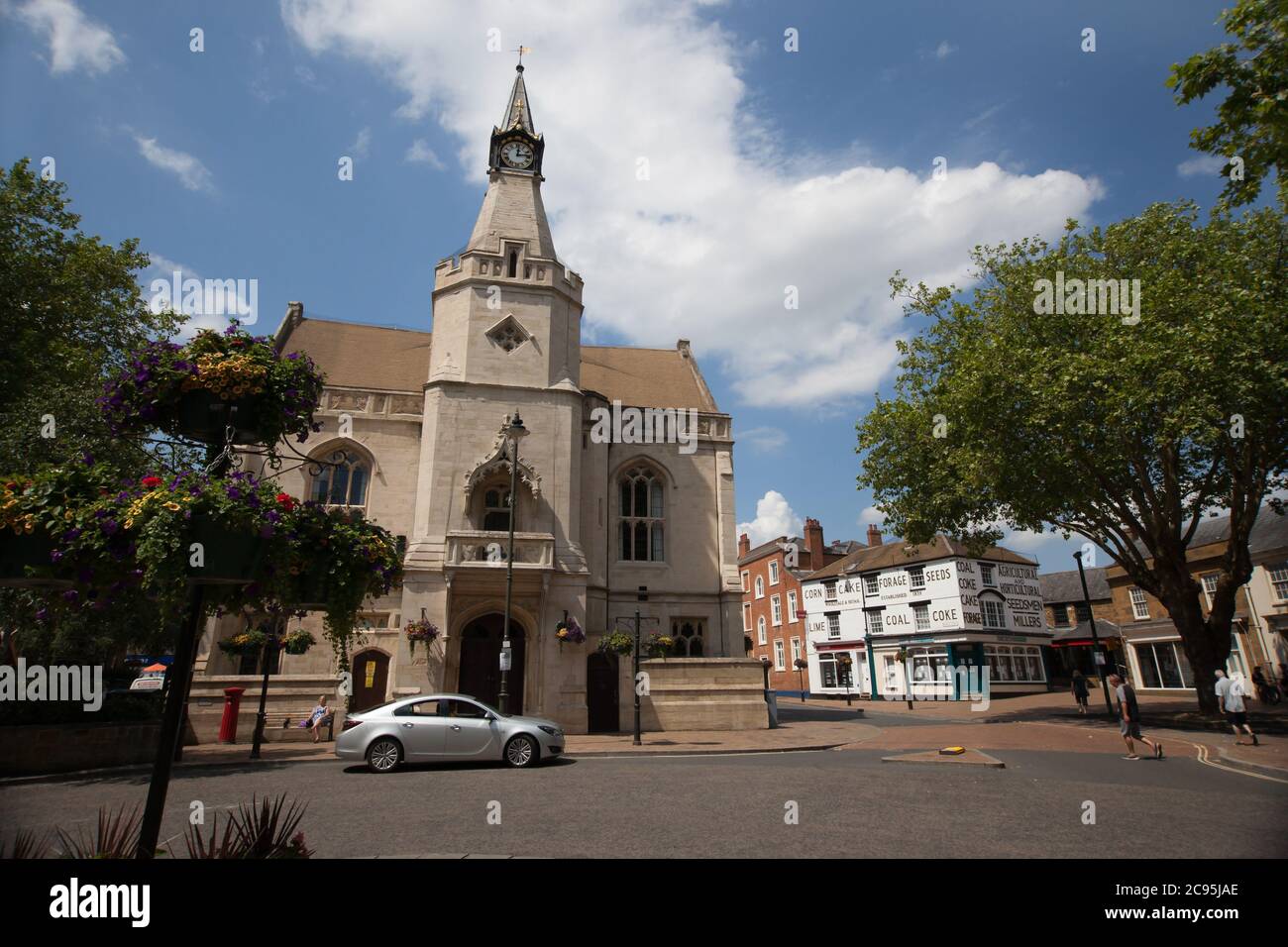 Banbury Town Hall in Banbury, Oxfordshire in the United Kingdom, taken ...
