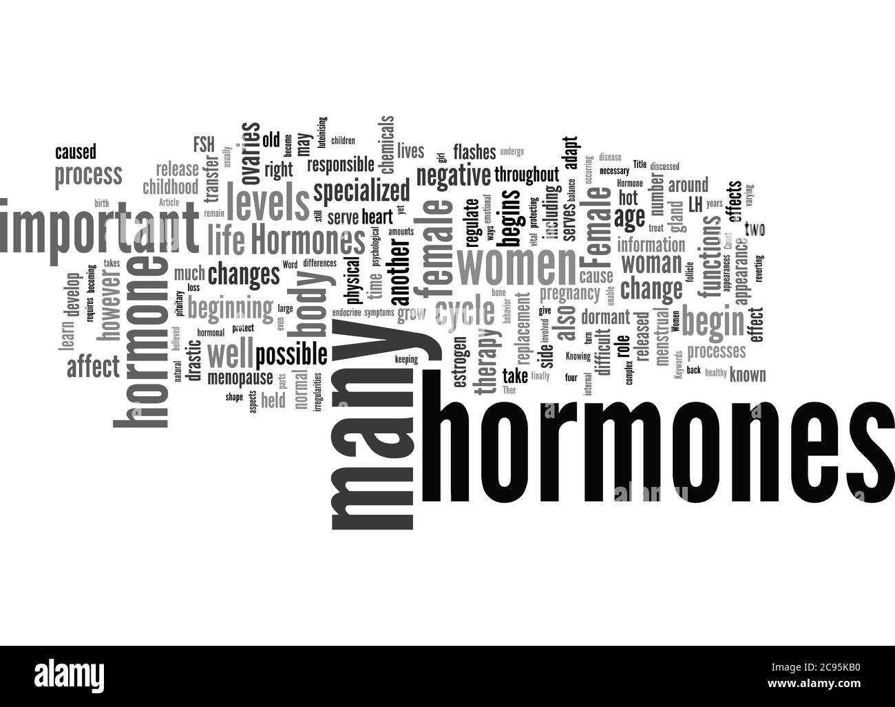 Hormones Word Cloud Concept High Resolution Stock Photography and ...