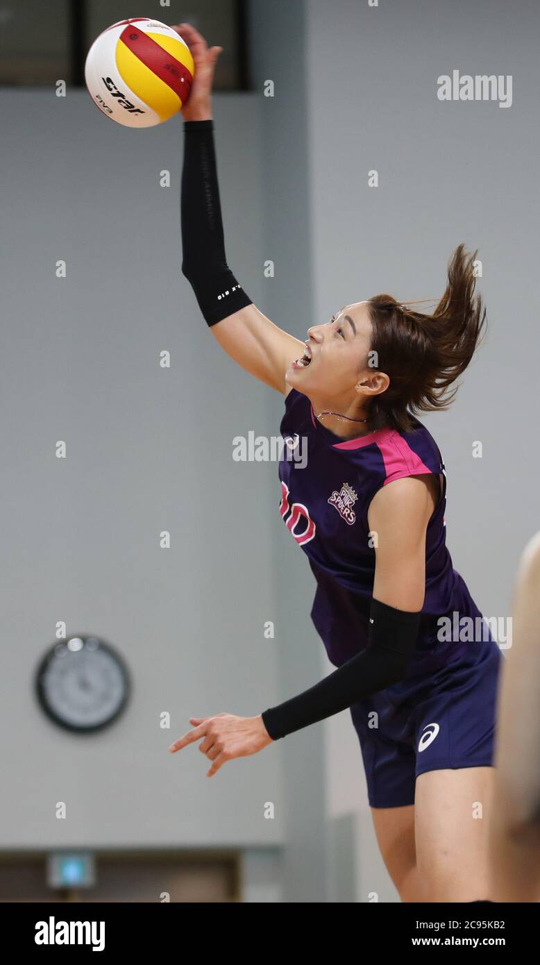 29th July, 2020. Kim Yeon-koung at practice South Korean volleyball ...