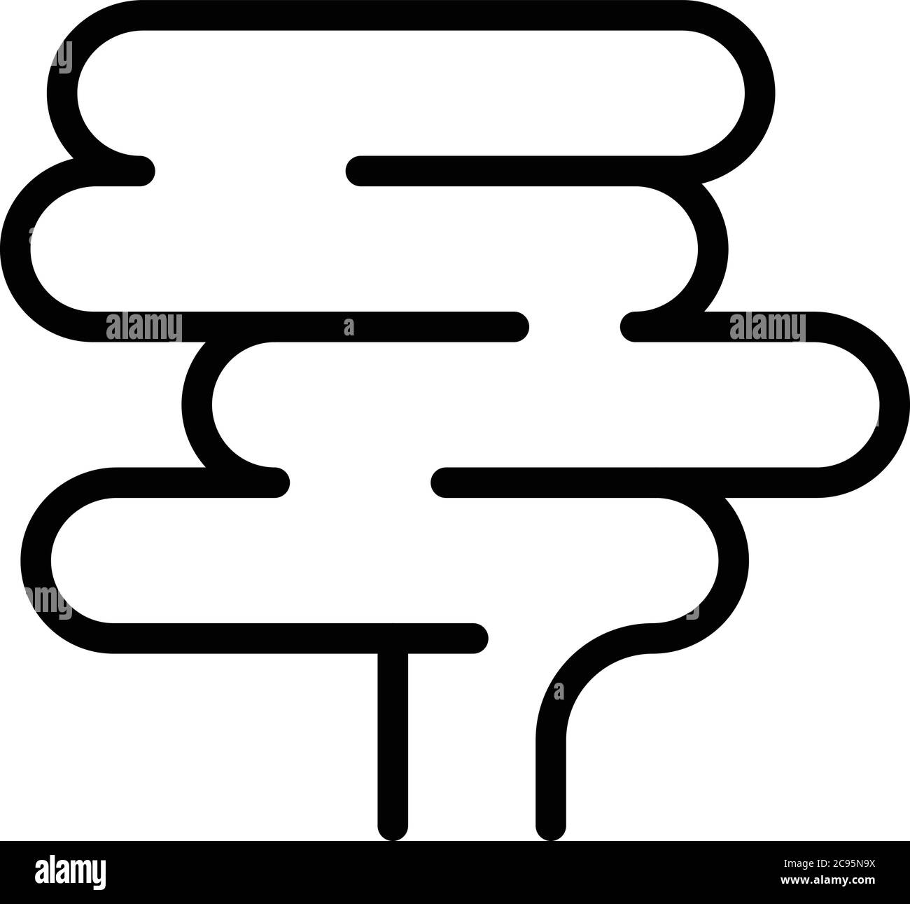 Digestion intestine icon, outline style Stock Vector Image & Art - Alamy