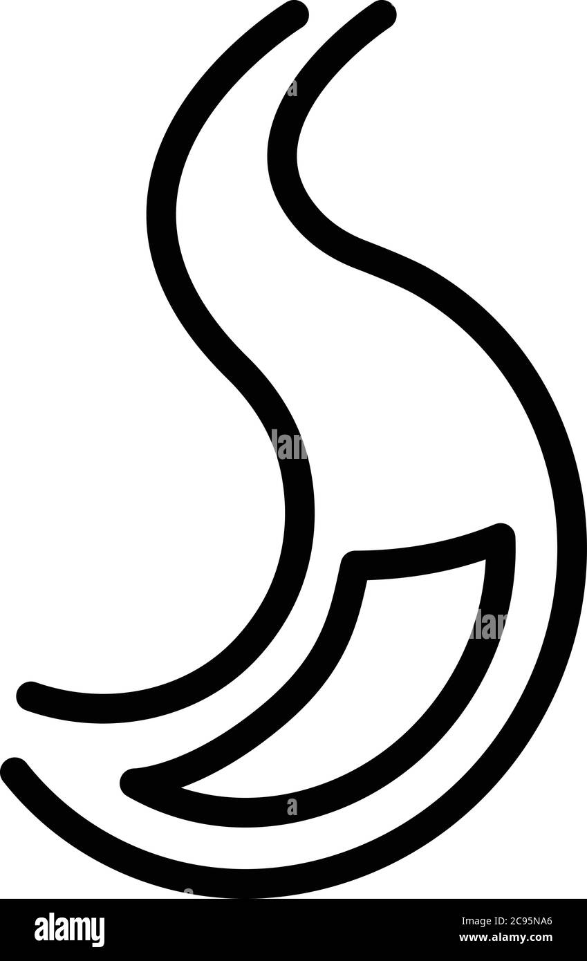 Full water stomach icon, outline style Stock Vector Image & Art - Alamy