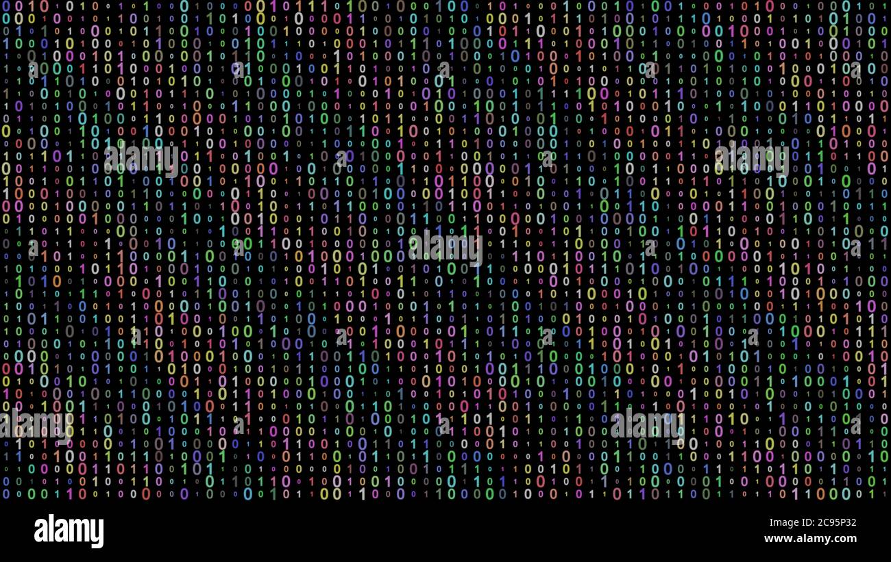 background with two binary digits abstract texture Stock Photo - Alamy