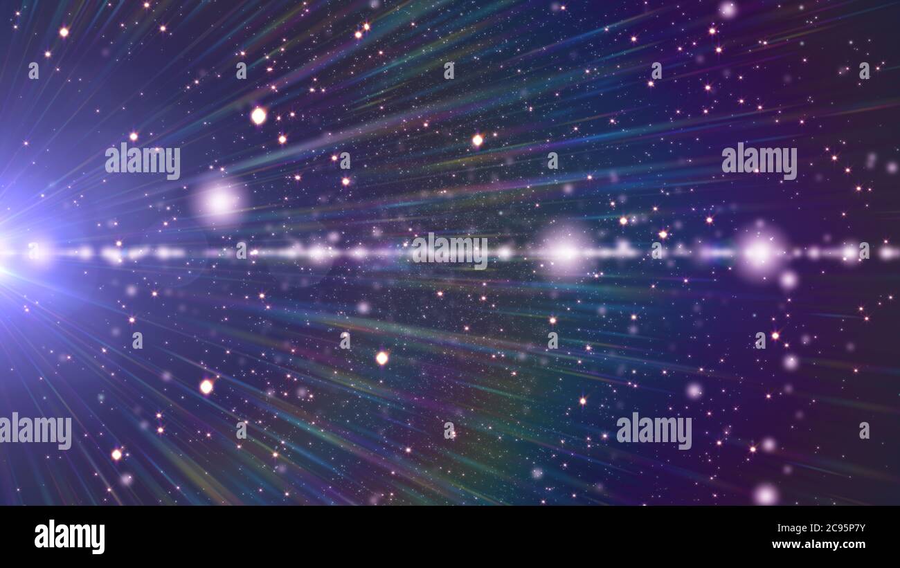 Lens flare effect in space hi-res stock photography and images - Alamy