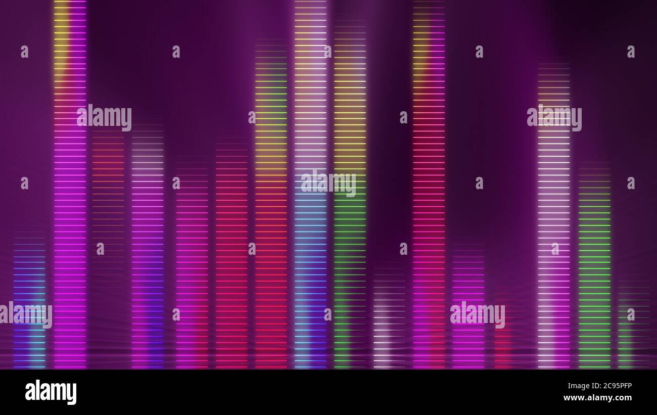 levels vu audio led level meter light Stock Photo - Alamy