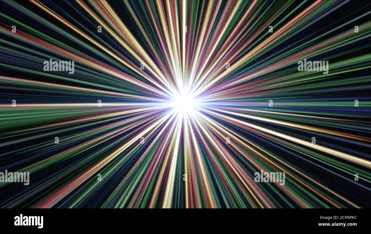 light effect abstract star burst flash laser beam ray illustration ...
