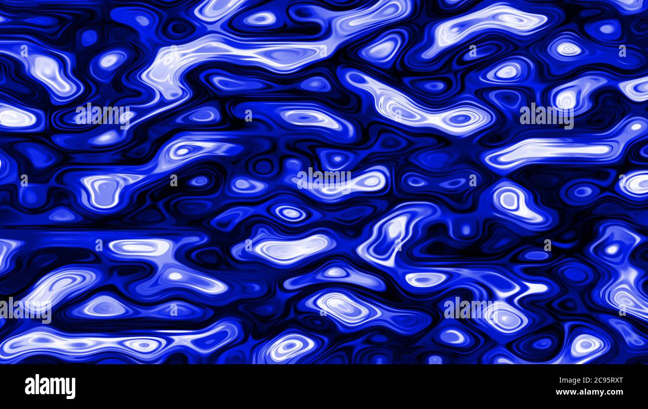 blue ink abstract liquid background texture illustration Stock Photo ...