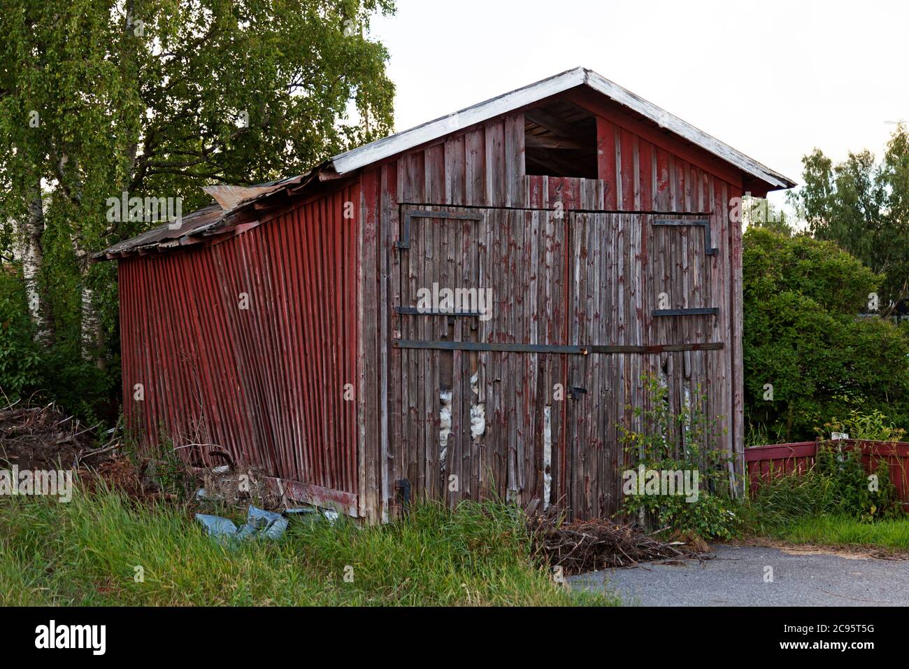 Old Wooden Hut Falling Apart High Resolution Stock Photography and ...