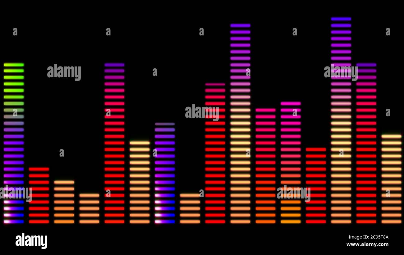 Playing sound bar equalizer hi-res stock photography and images - Alamy