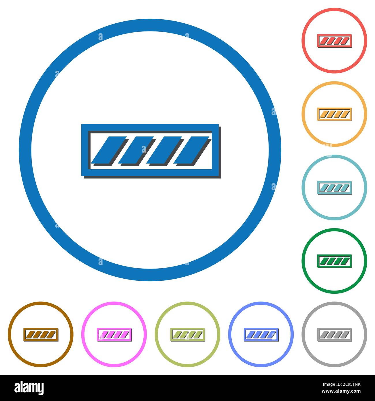 Progressbar vector vectors hi-res stock photography and images - Alamy