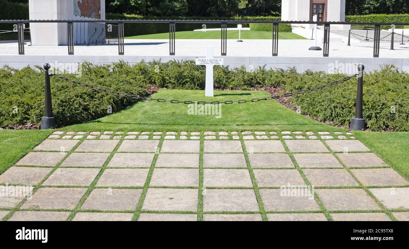 Luxembourg, Luxembourg on July 21, 2020; General George S. Patton`s ...