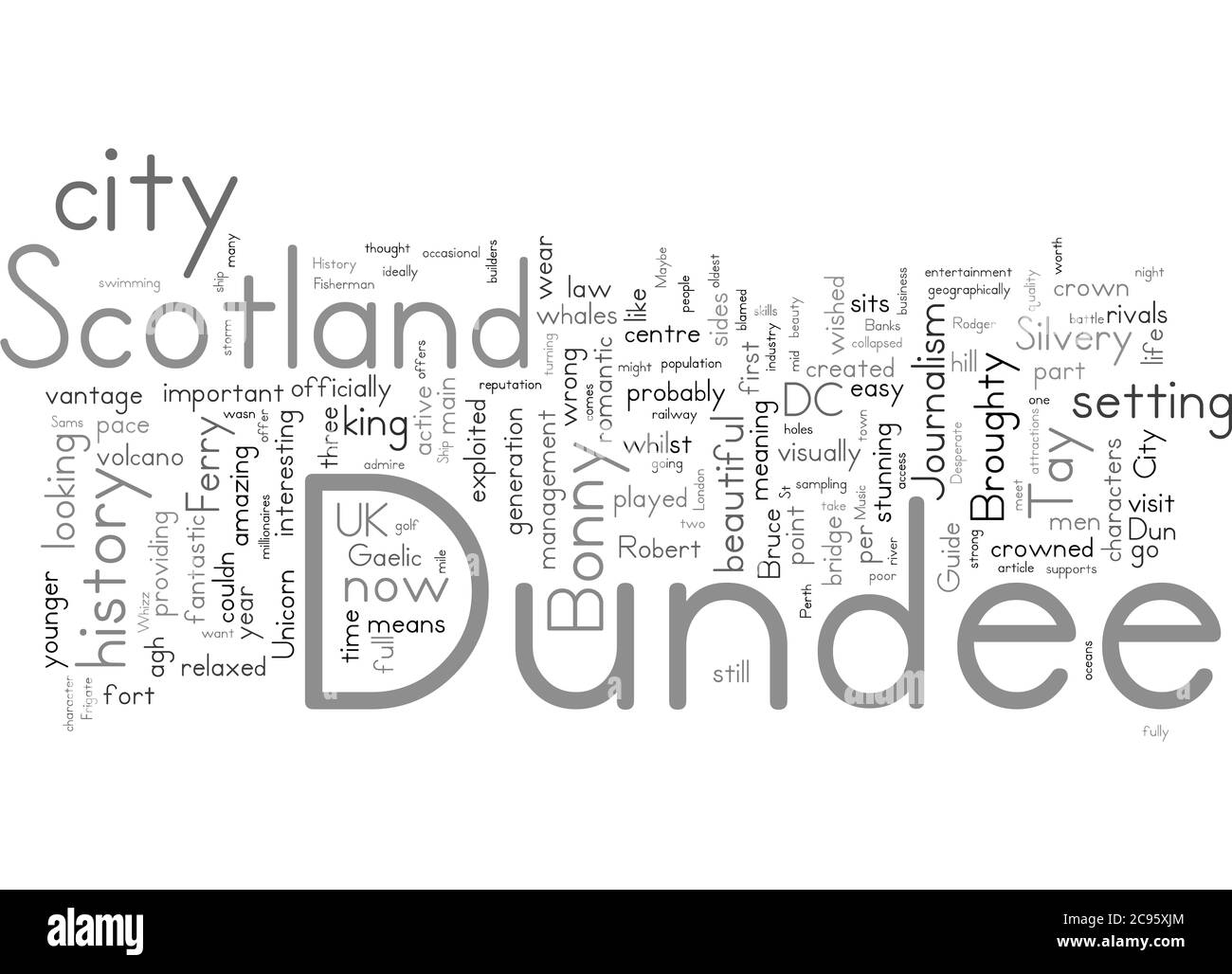 Dundee Scotland Illustration High Resolution Stock Photography and ...