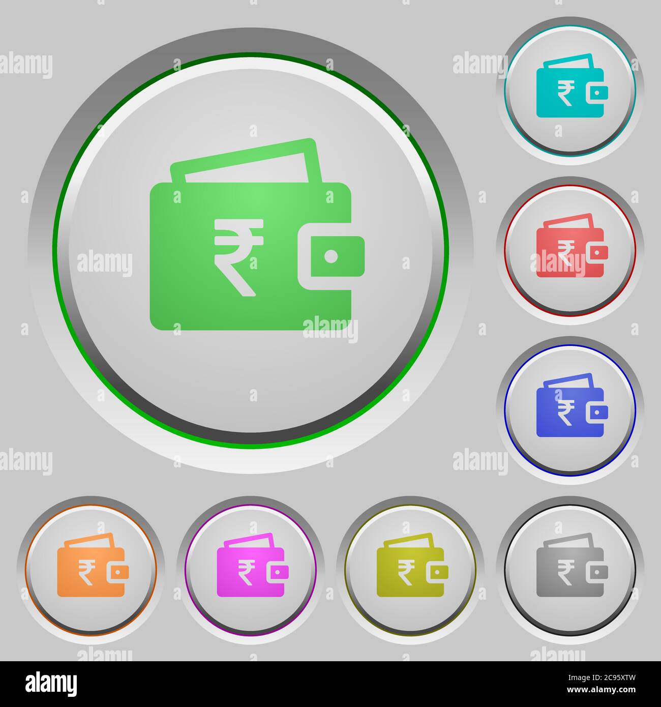 Indian Rupee Symbol On Green High Resolution Stock Photography and ...