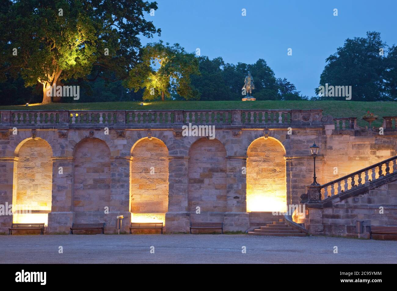 geography / travel, Germany, Bavaria, Coburg, castle square, castle ...
