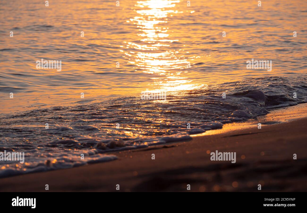 wave splash sea beach macro, close up Stock Photo - Alamy