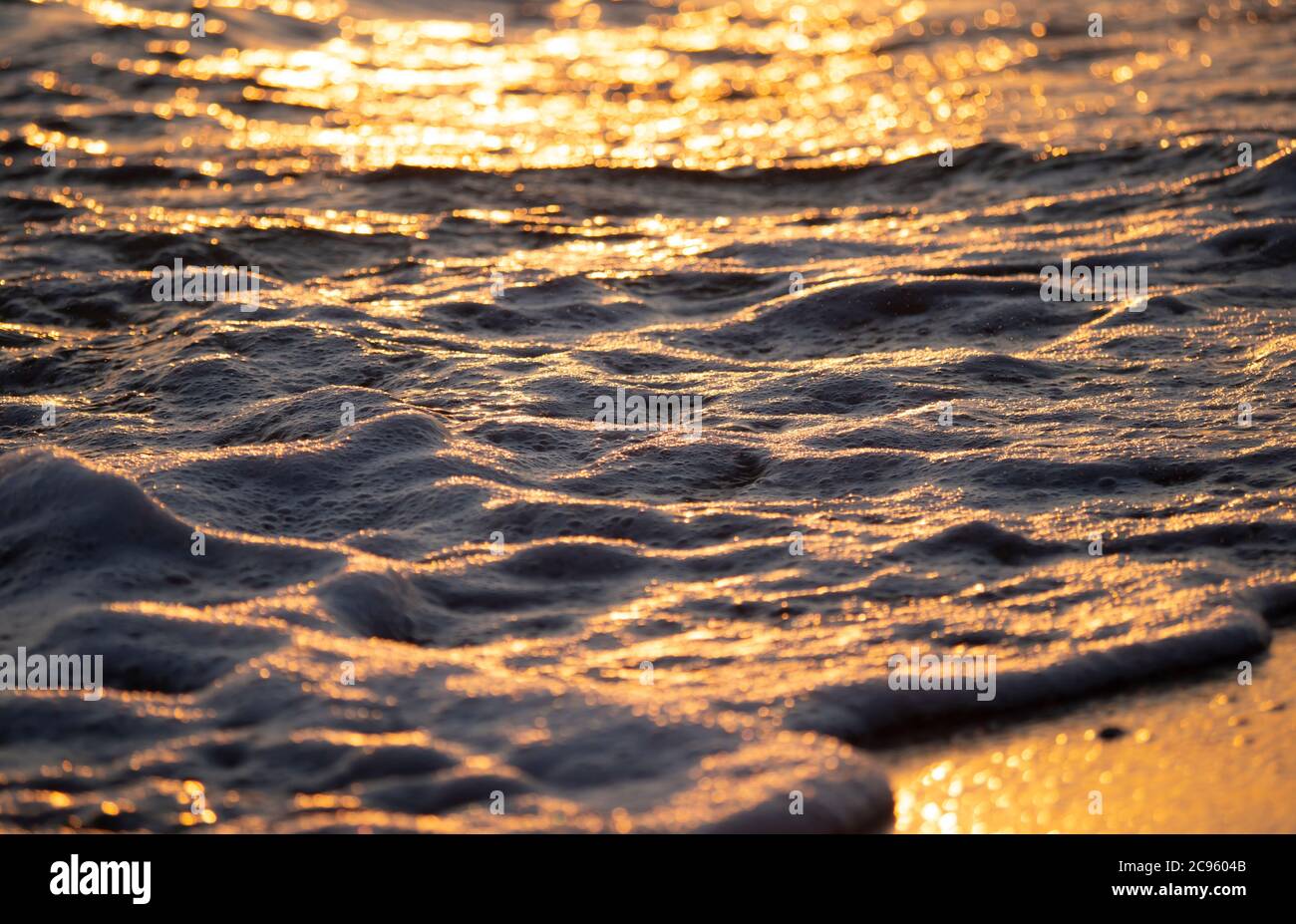 wave splash sea beach macro, close up Stock Photo - Alamy