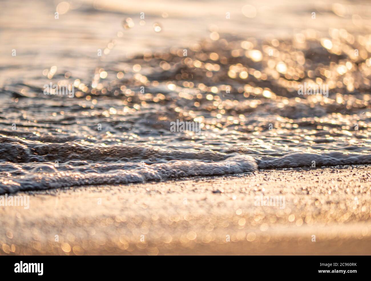 wave splash sea beach macro, close up Stock Photo - Alamy