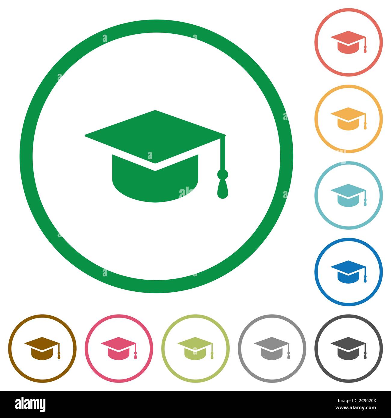 School symbol icons user interface hi-res stock photography and images ...