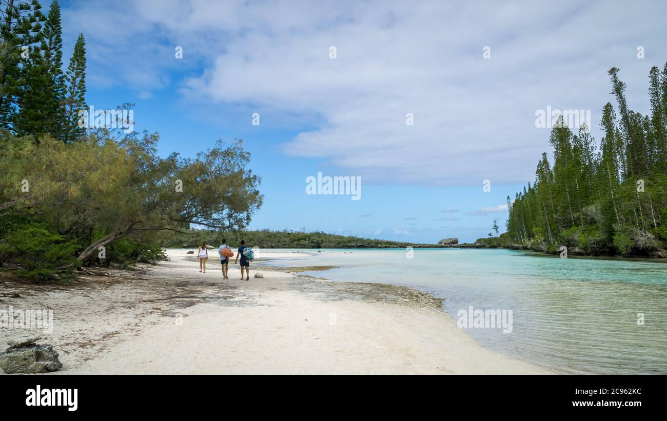 Beautiful natural swimming pool of Oro Bay, Isle of Pines, New ...