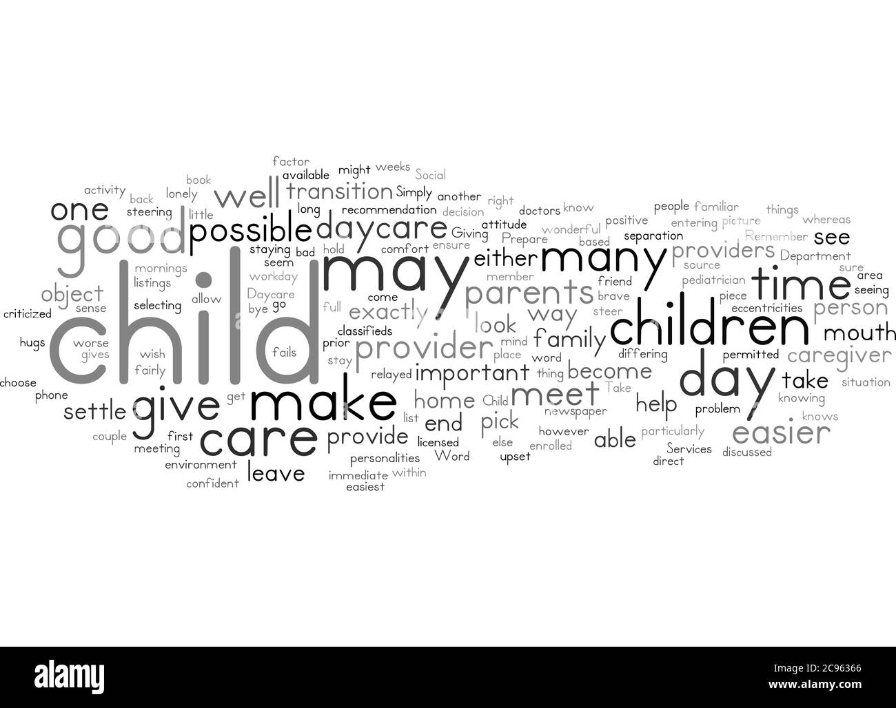 Child Daycare Black and White Stock Photos & Images - Alamy