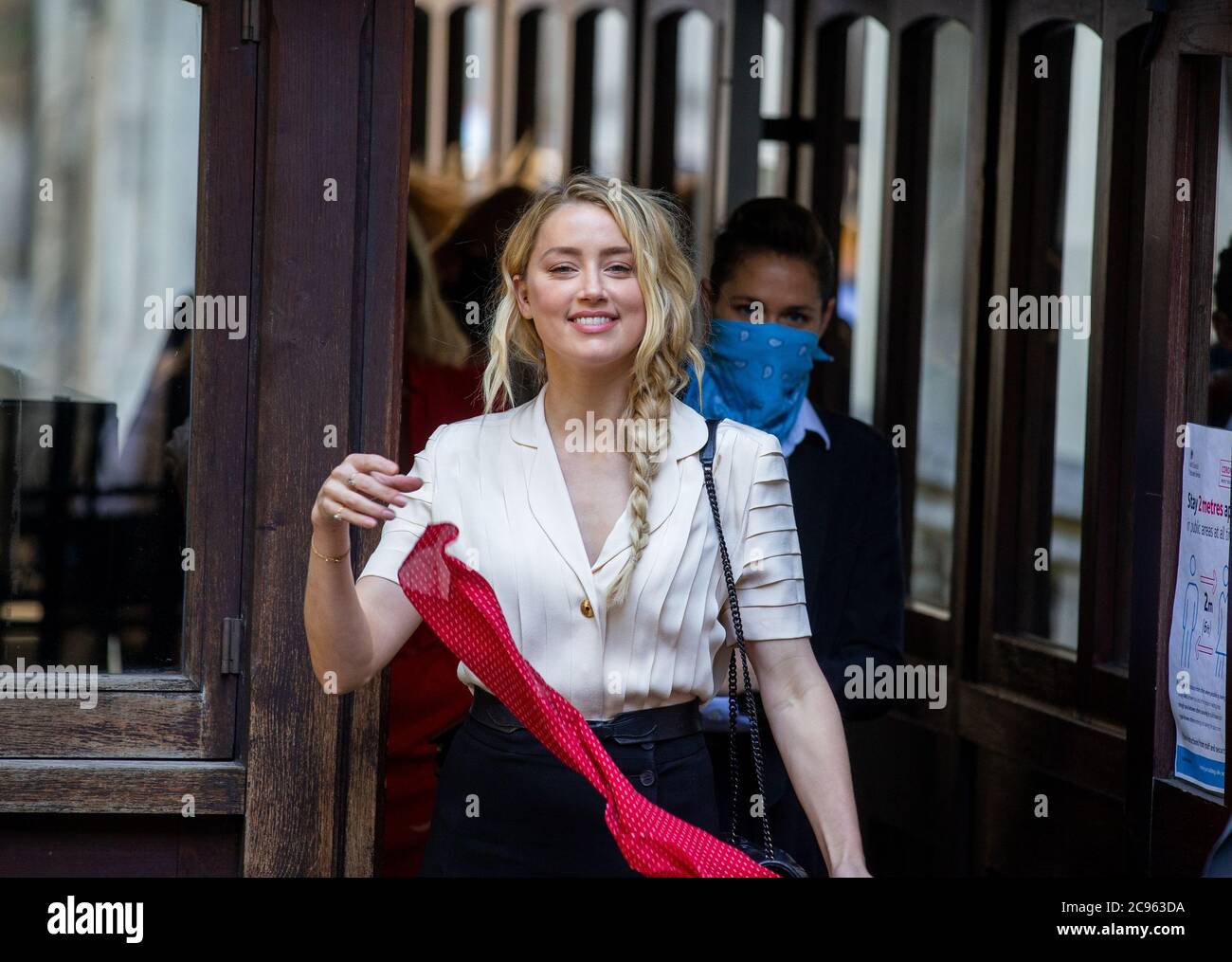 Amber Heard, actress and former wife of Johnny Depp, arrives at the ...