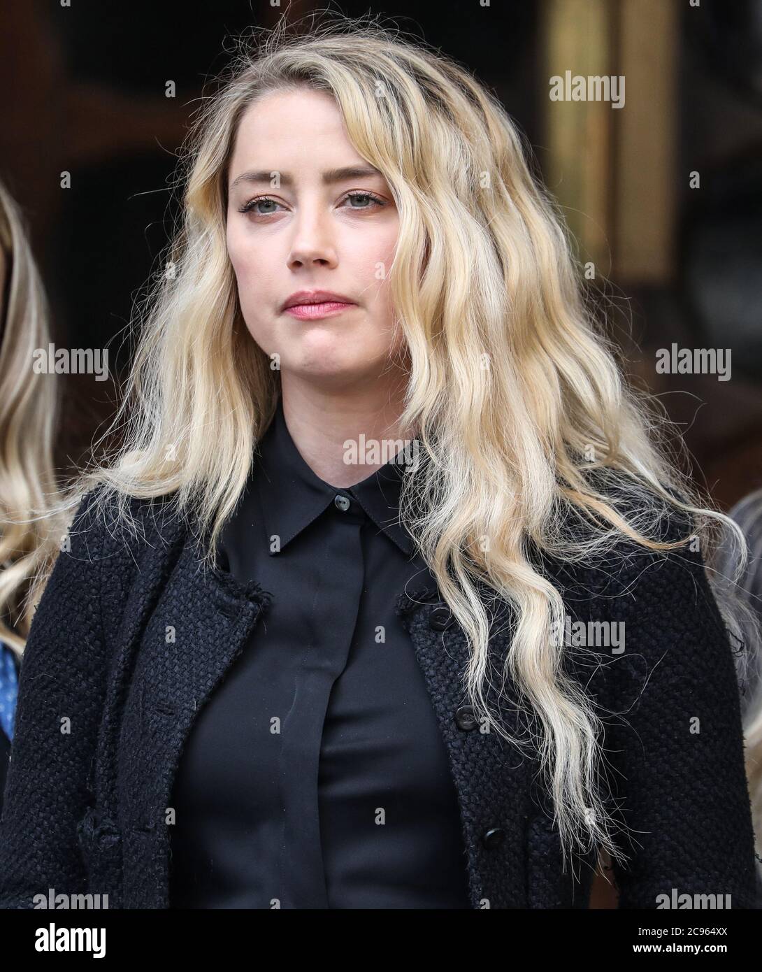 Amber Heard Giving A Statement Final Day Of Johnny Depps Libel Case