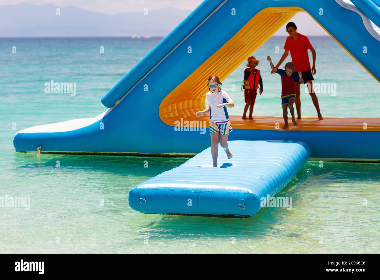Dive pool trampoline hi-res stock photography and images - Alamy