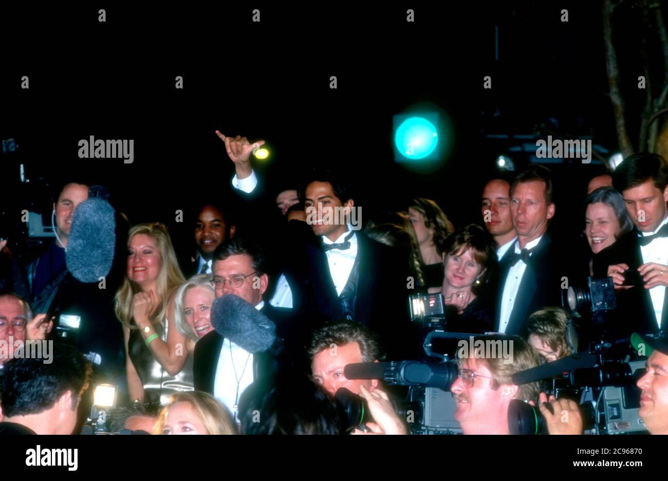 Los Angeles, California, USA 11th February 1996 A general view of fans ...