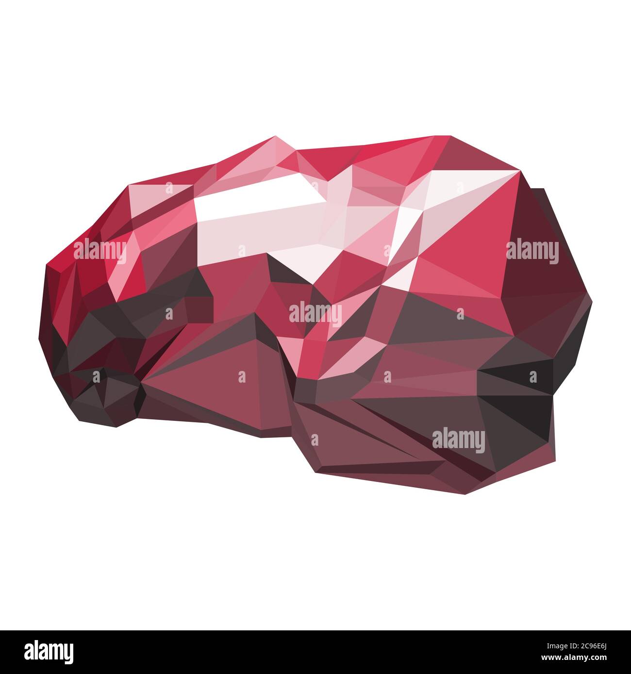 Scientific background low poly Cut Out Stock Images & Pictures - Alamy