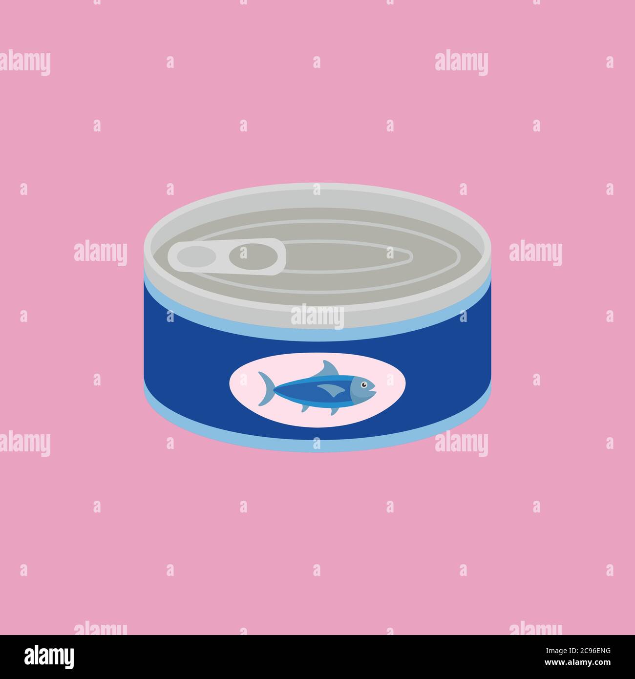 Canned fish vector vectors hi-res stock photography and images - Alamy