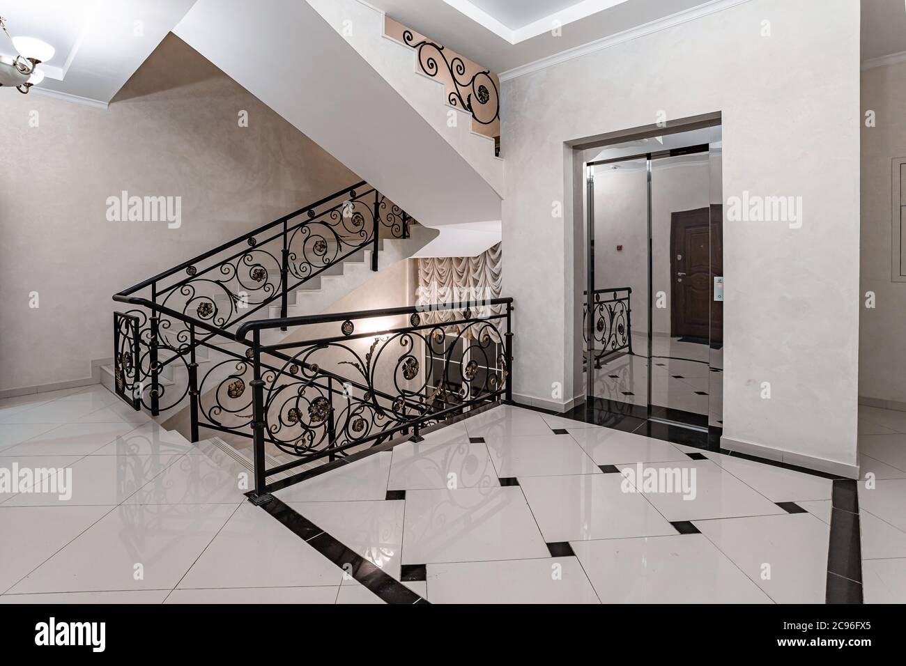 Staircase Design Elevator Modern