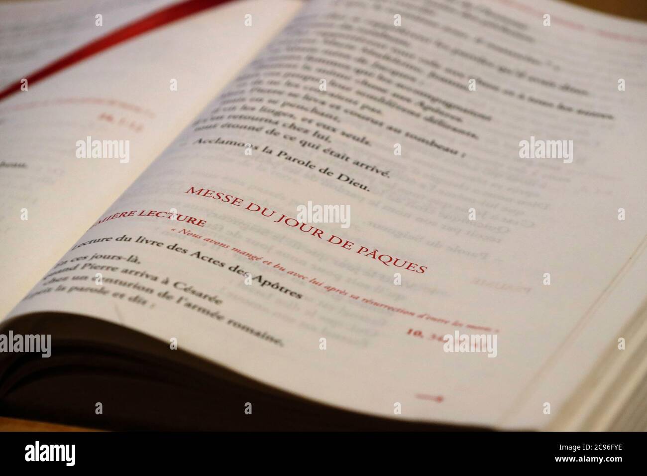 Lectionary catholic church hi-res stock photography and images - Alamy
