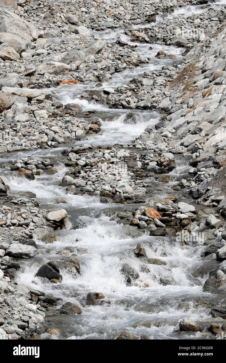 Mountain torrent. French Alps. France Stock Photo - Alamy